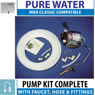 Pure Water On-Demand Pump Kit Complete with Faucet for Midi Classic